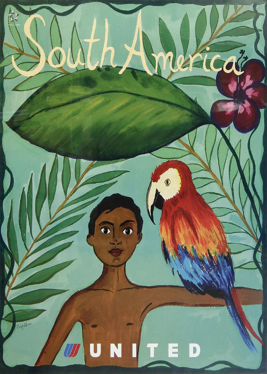 'South America' Poster by ECLECTICimprint | Displate