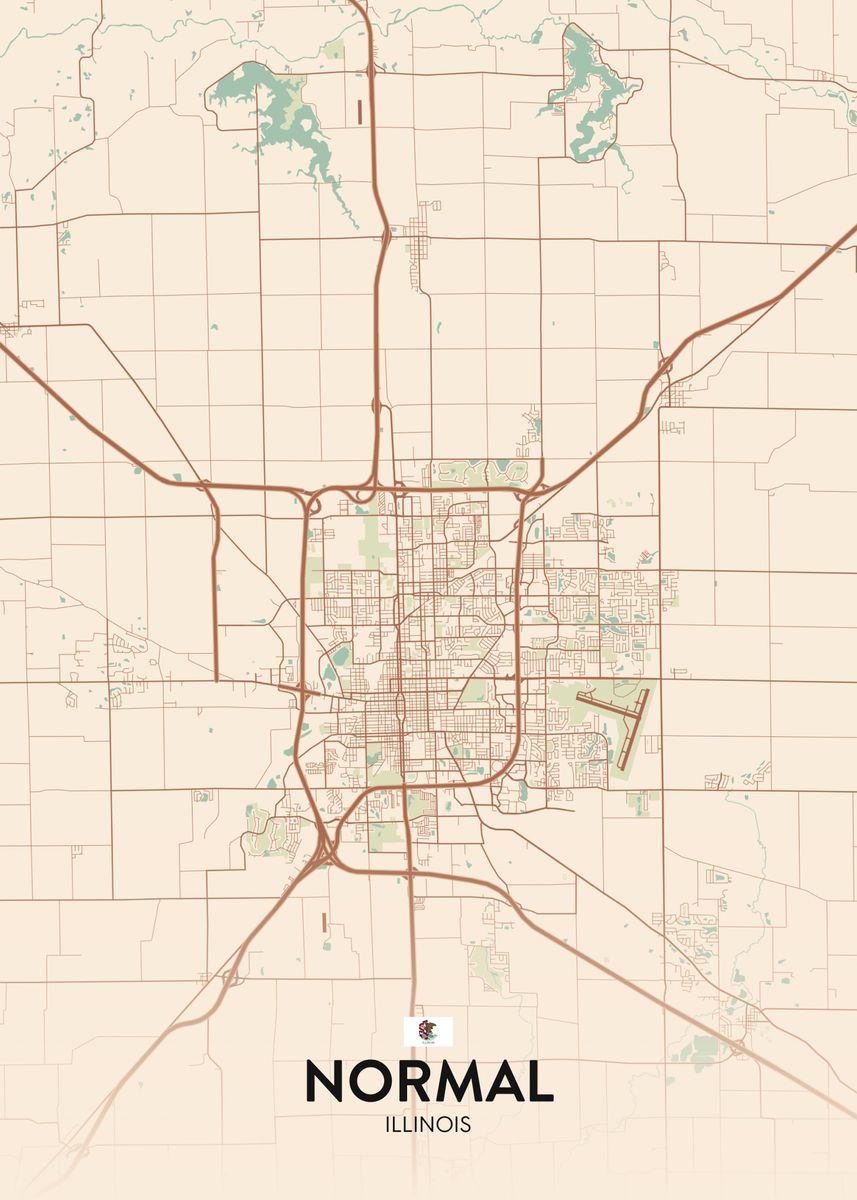 'Normal IL' Poster by IMR Designs | Displate