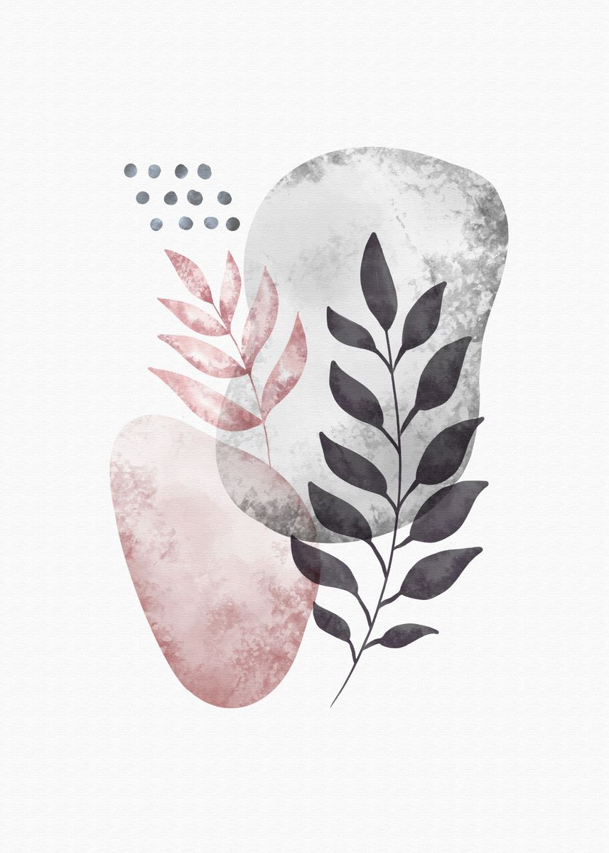 'Abstract nature' Poster, picture, metal print, paint by Le Duc Hiep ...