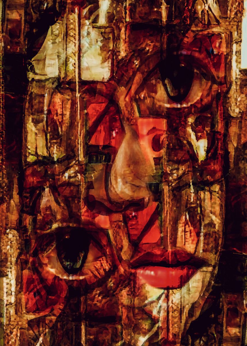 'Chaos X6' Poster, picture, metal print, paint by AndrejZT | Displate