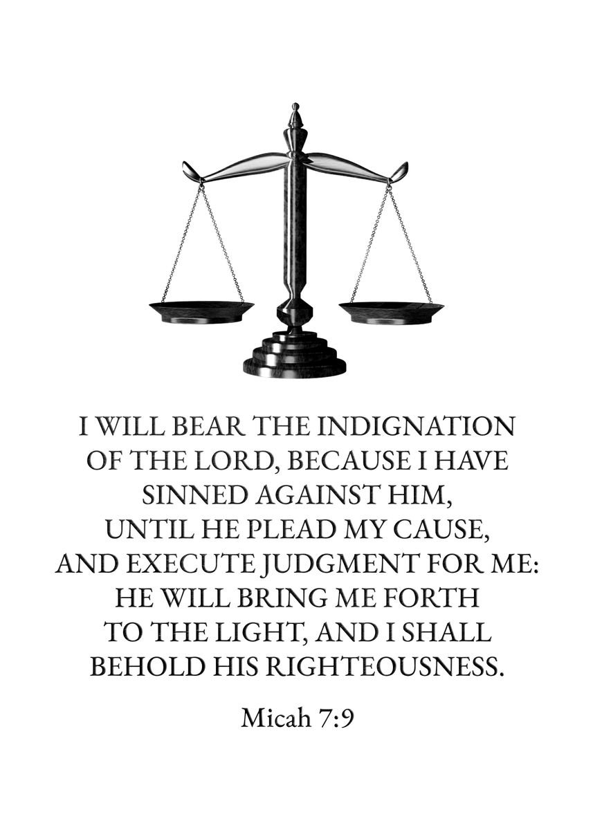 'Micah 7 9' Poster by ABConcepts | Displate