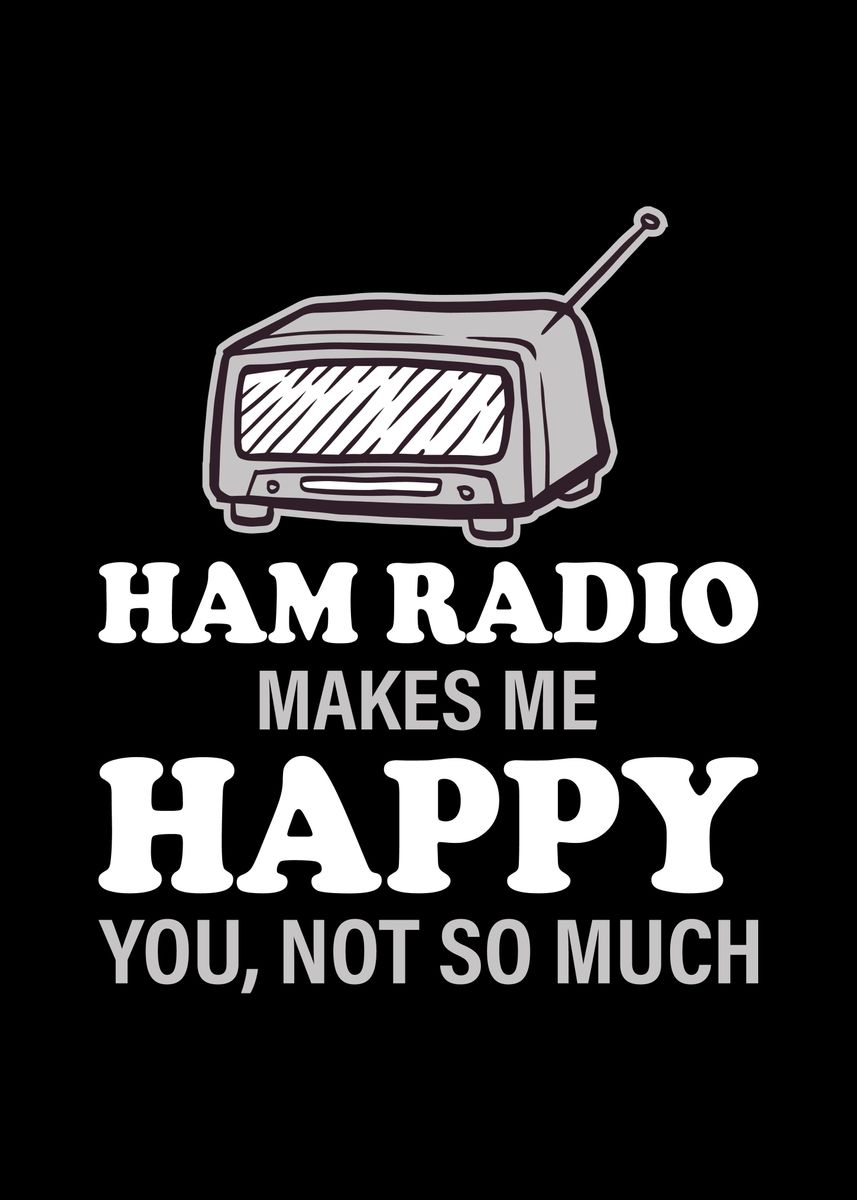 'Ham Radio Operator' Poster by Sebastian Wünsche | Displate