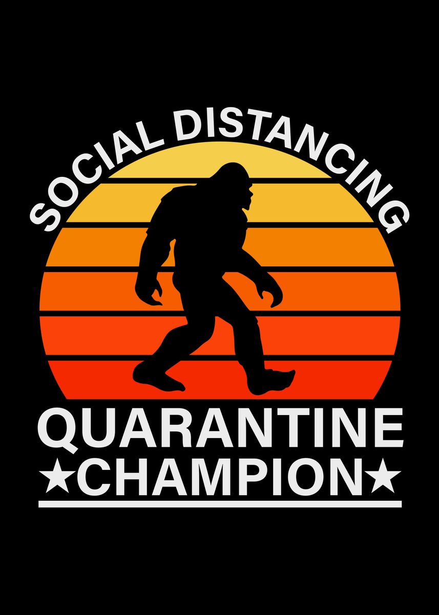 'Social distancing' Poster, picture, metal print, paint by Yates ...