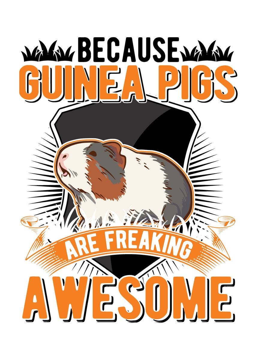 'Guinea Pig Gift' Poster by FavoritePlates | Displate