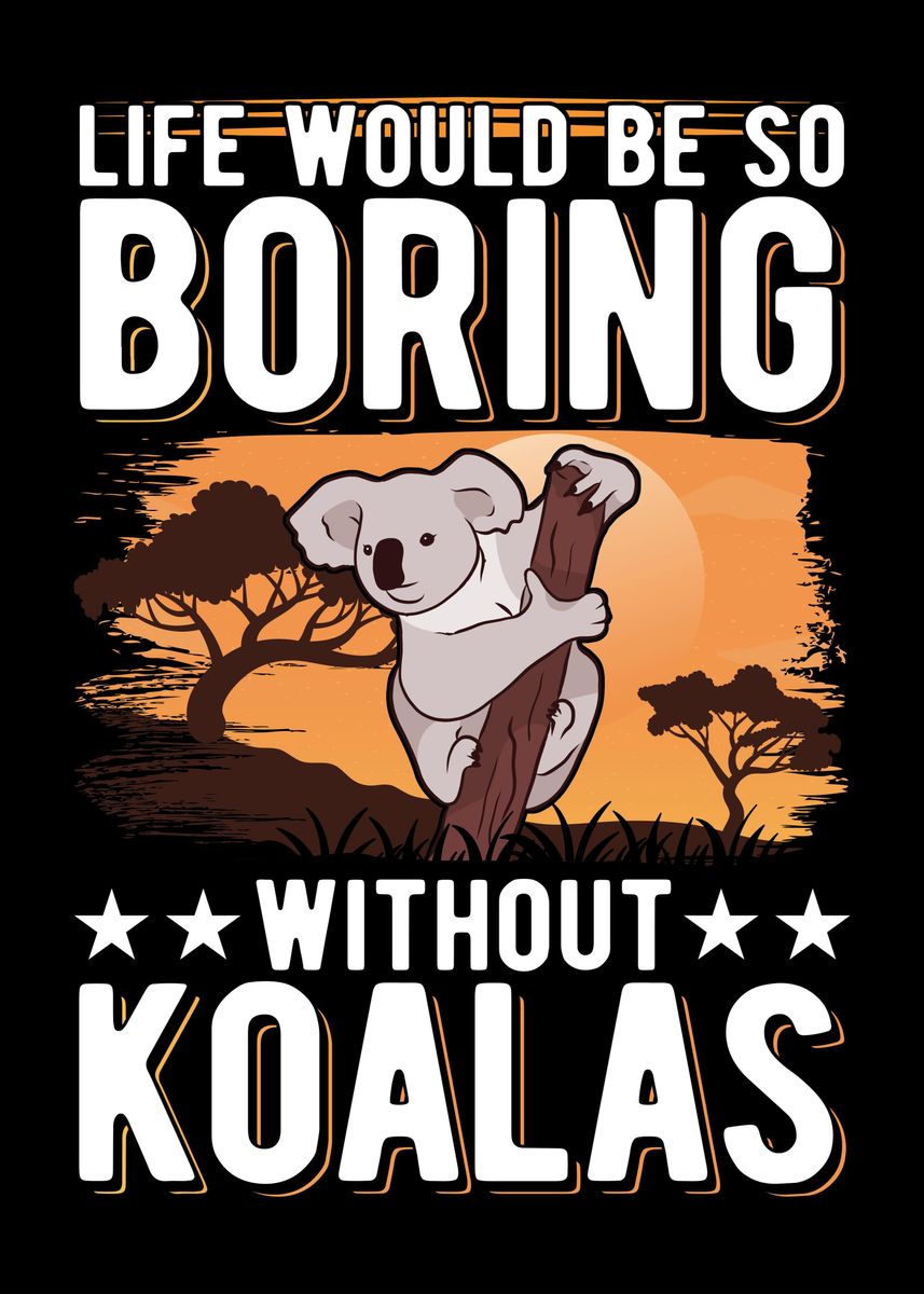 'Koala Bear' Poster by FavoritePlates | Displate