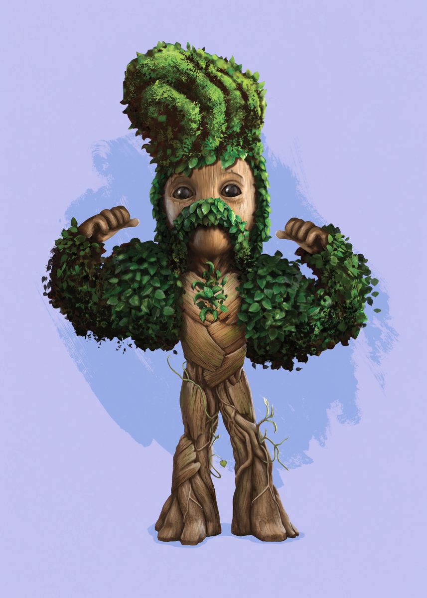 'Mustache' Poster, picture, metal print, paint by Marvel | Displate