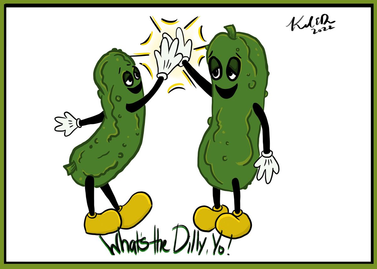 'Whats the Dilly' Poster by Kili Doe | Displate