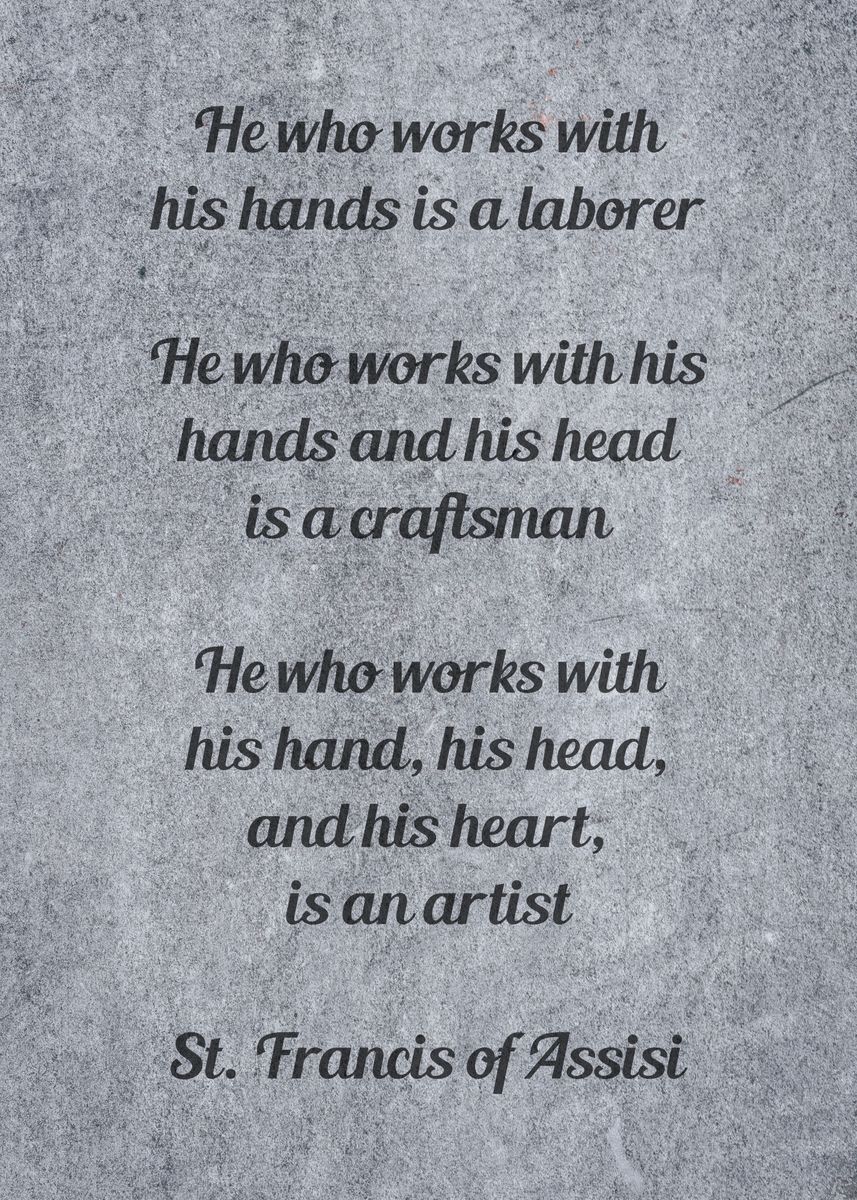 'Works with' Poster, picture, metal print, paint by albran karan | Displate