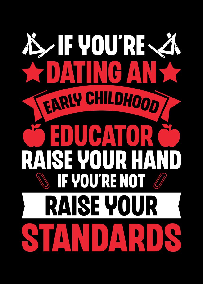 'Early Childhood Educator' Poster by Lukes Pixel Studio | Displate