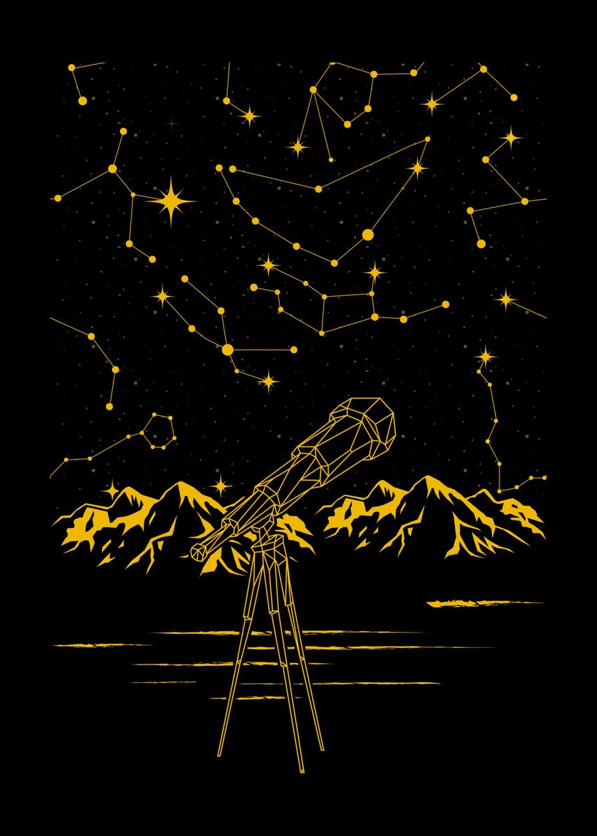 'Astronomy Stars Space' Poster, picture, metal print, paint by ...