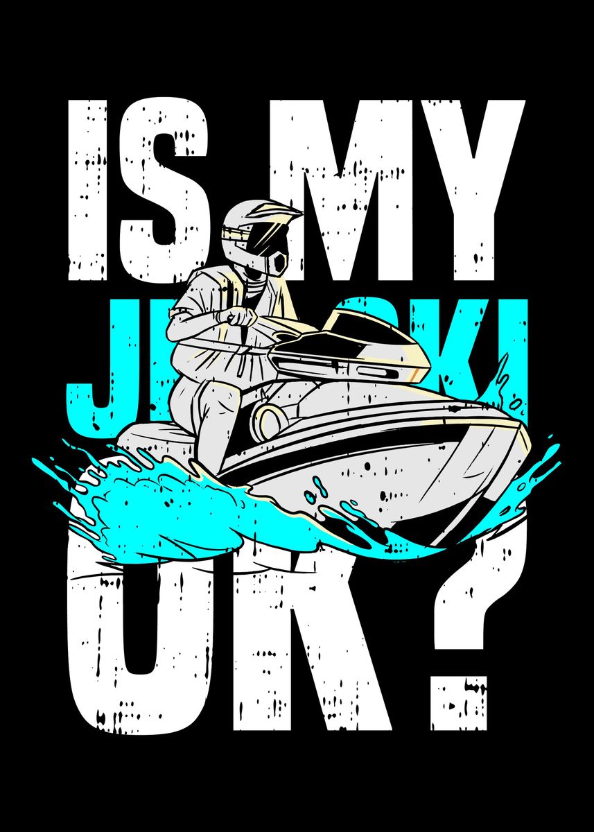 'Jet Ski' Poster by CrazySquirrel | Displate