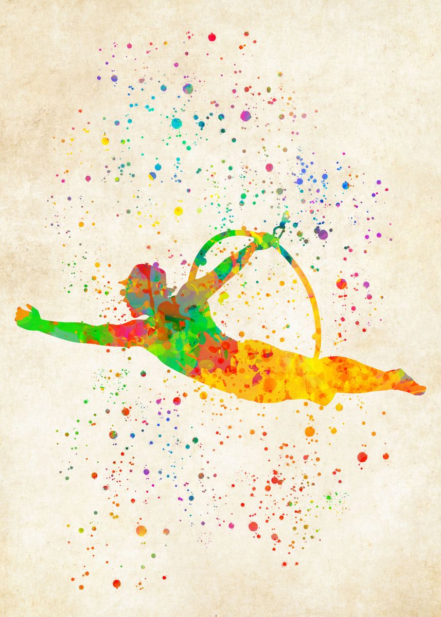 'Circus Watercolor' Poster, picture, metal print, paint by Ollie Reid ...