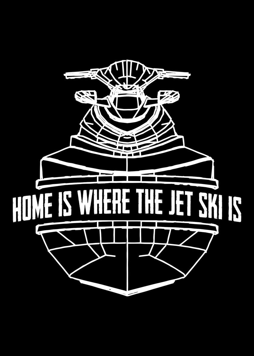 'Jet Ski' Poster by CrazySquirrel | Displate