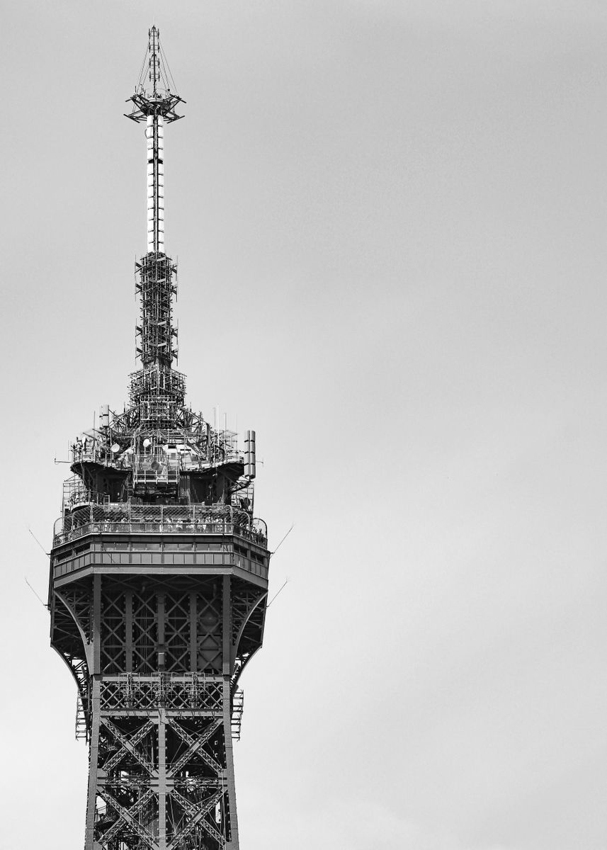 'Eiffel top' Poster by Paul LE RHUN | Displate