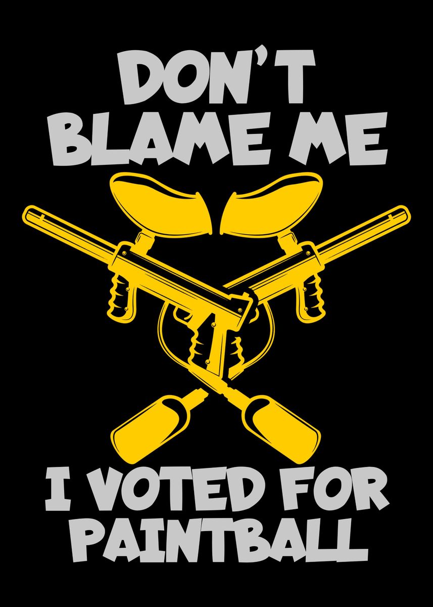 'Paintball' Poster by CrazySquirrel | Displate