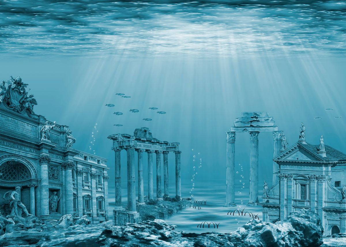 'Atlantis' Poster by Mango Art | Displate