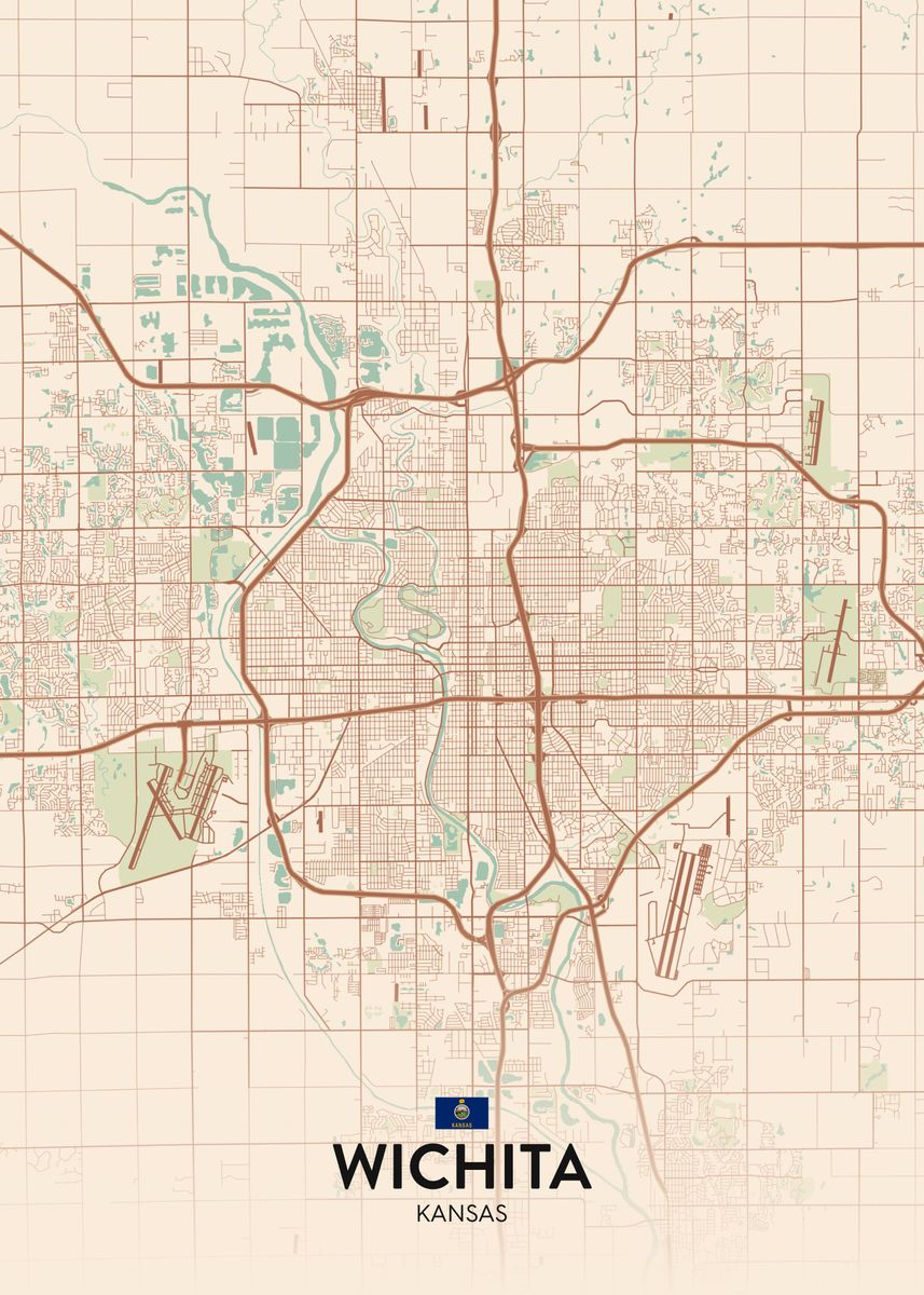 'Wichita KS' Poster by IMR Designs | Displate