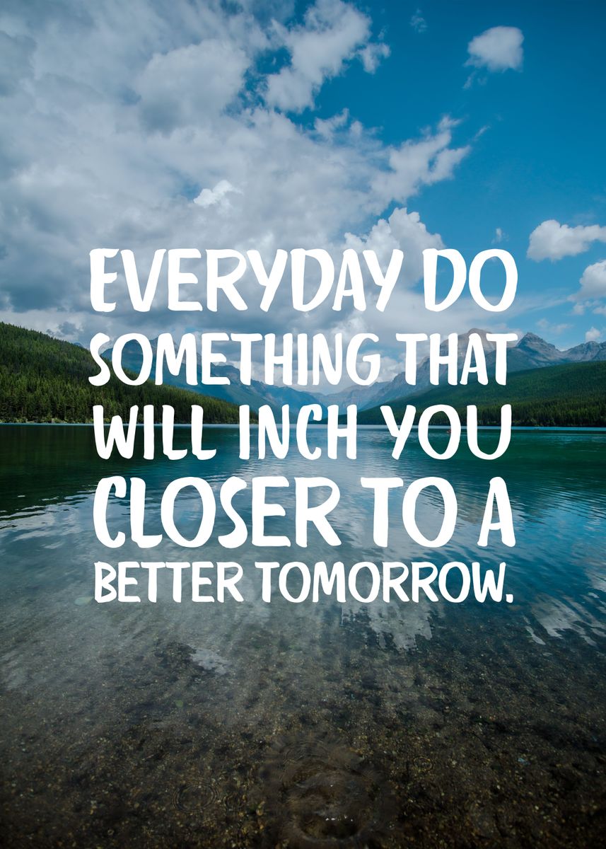 'For a Better Tomorrow' Poster, picture, metal print, paint by Naui Art ...