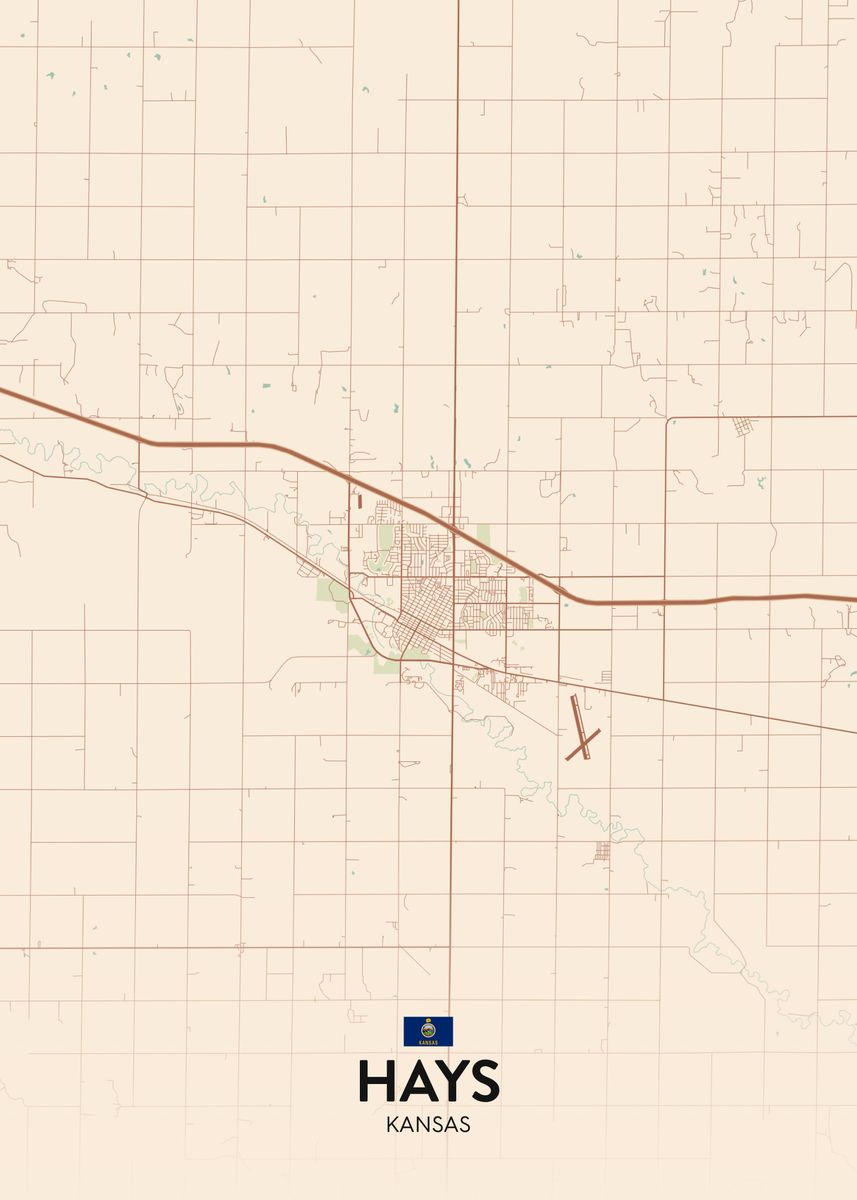 'Hays KS' Poster by IMR Designs | Displate