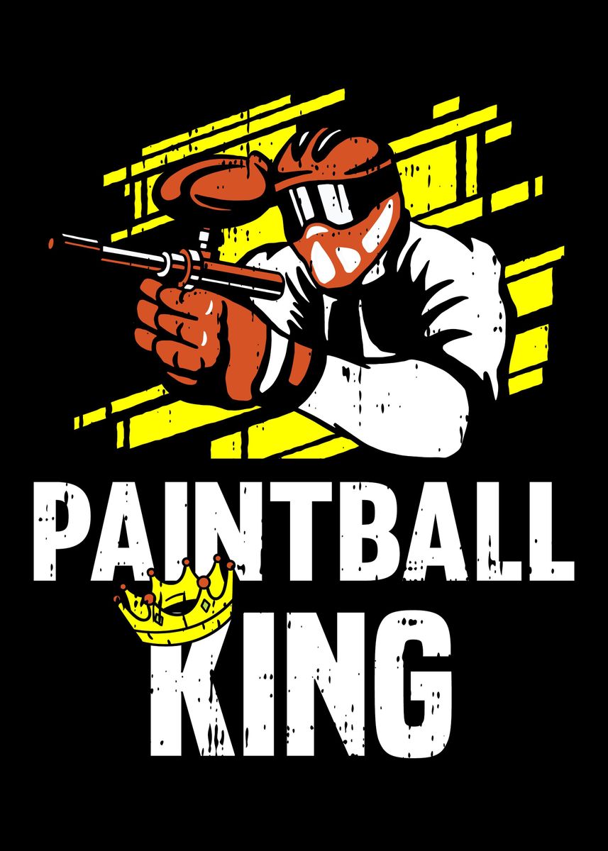 'Paintball' Poster, picture, metal print, paint by CrazySquirrel | Displate