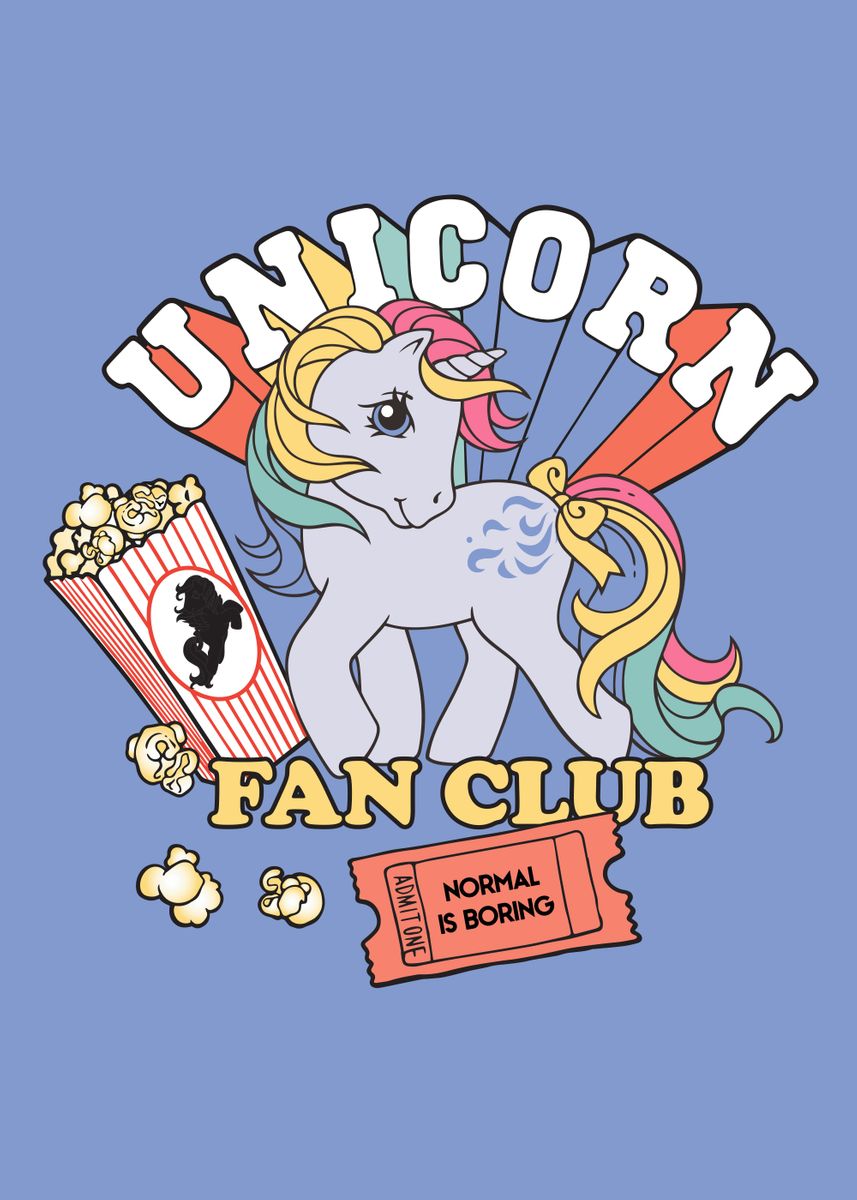 'Unicorn Fan Club' Poster by My Little Pony | Displate