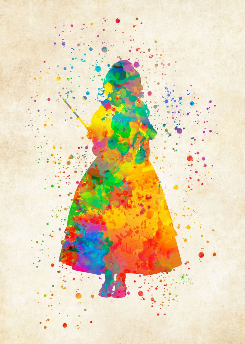 'Fairy princes watercolor' Poster by Ollie Reid | Displate