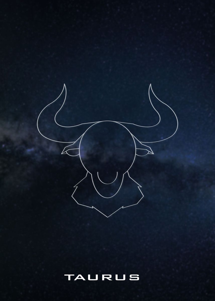 'Taurus' Poster by Ines Zajia | Displate