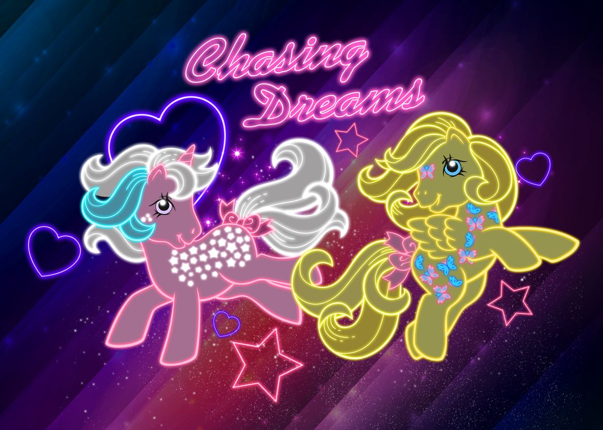 'Chasing Dreams' Poster by My Little Pony | Displate