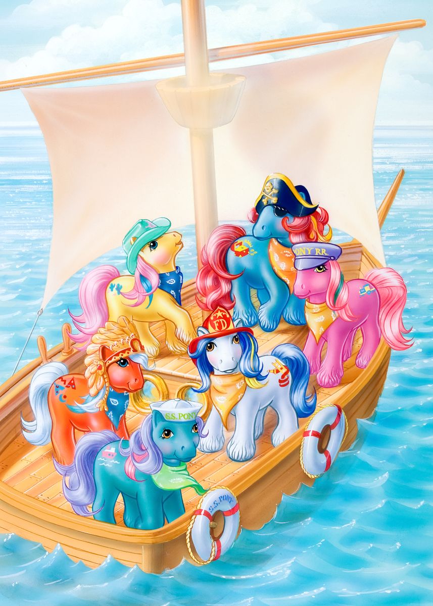 'Big Brother Pony' Poster, picture, metal print, paint by My Little ...