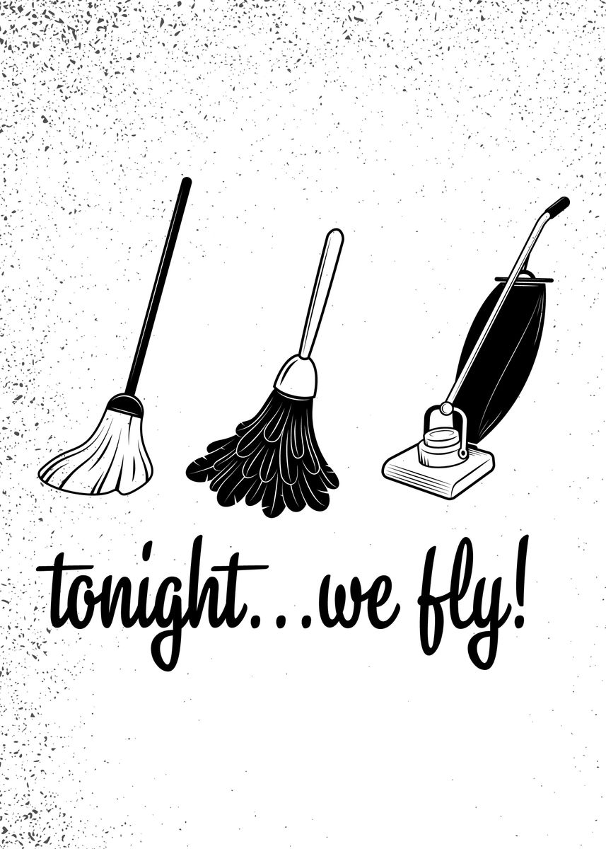 'Tonight ew fly' Poster, picture, metal print, paint by Urrutia German ...