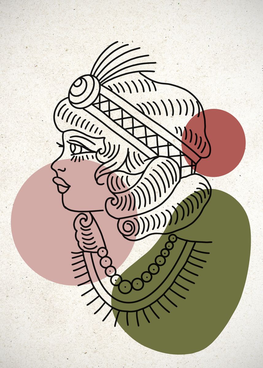 'Persian Gypsy Woman' Poster by NoLapan | Displate