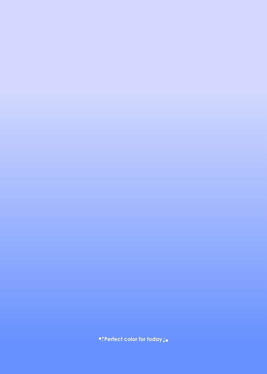 'Perfect colors for today' Poster, picture, metal print, paint by ...