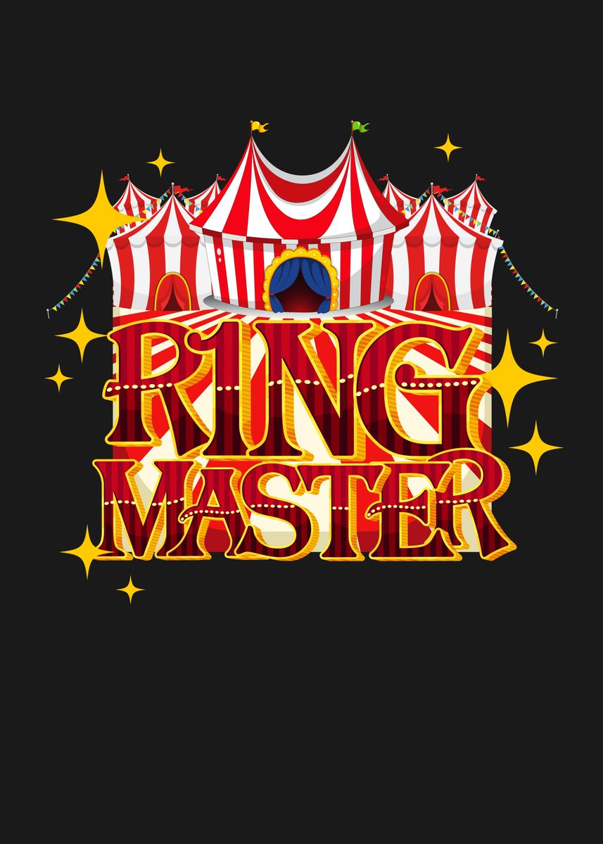 'Circus Ring Master Staff' Poster by Foxxy Merch | Displate