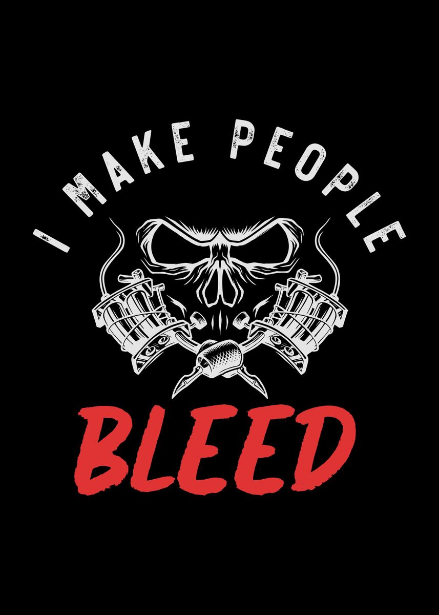 'Tattooer Tattoo Artist' Poster by professionaldesigns | Displate