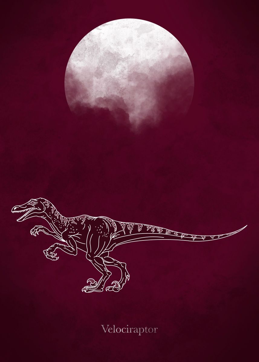 'Raptor hunter' Poster by Aiden Tells | Displate