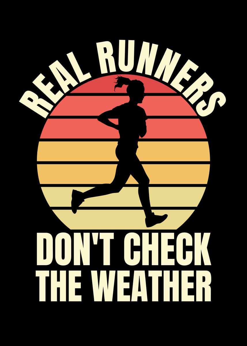 'Runner Woman Running Women' Poster, picture, metal print, paint by ...
