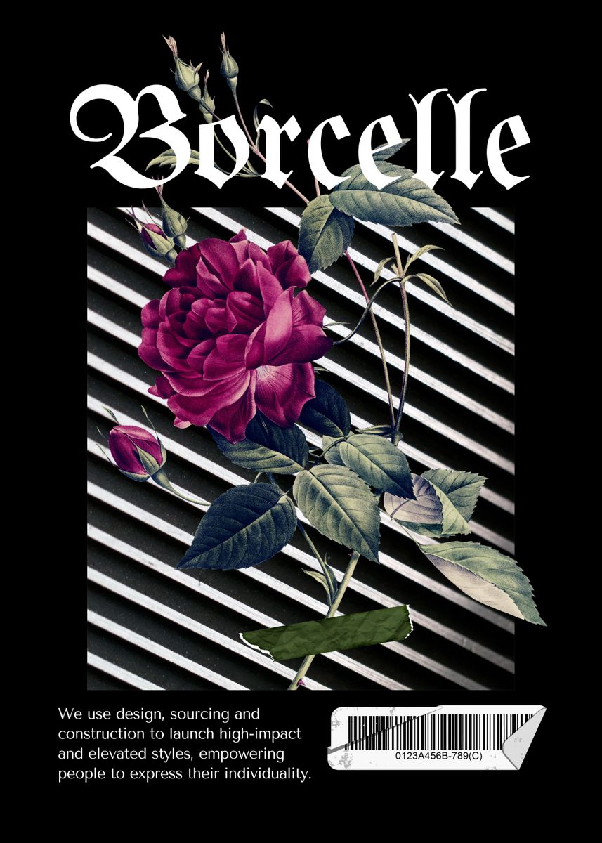 'Borcelle' Poster by RECTANGLE BLACK | Displate