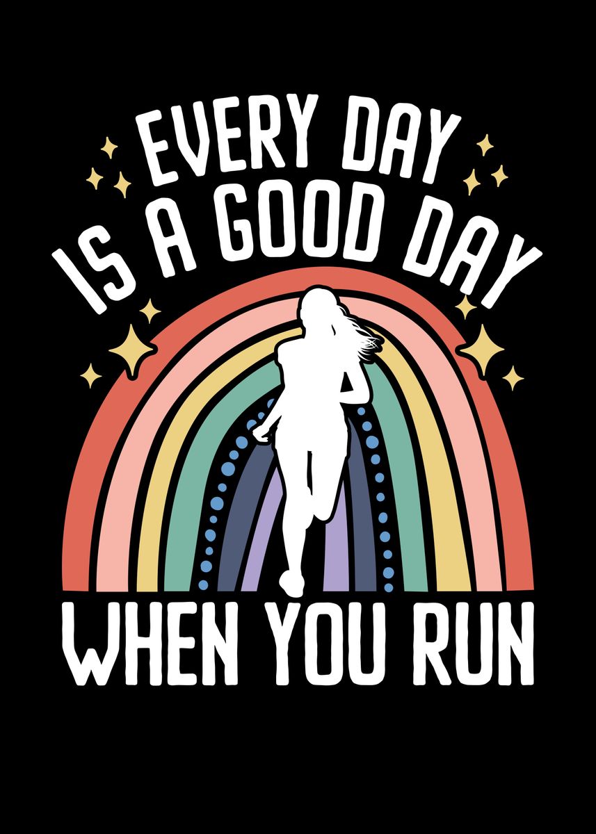 'Every Day Running' Poster, picture, metal print, paint by StonerPlates ...
