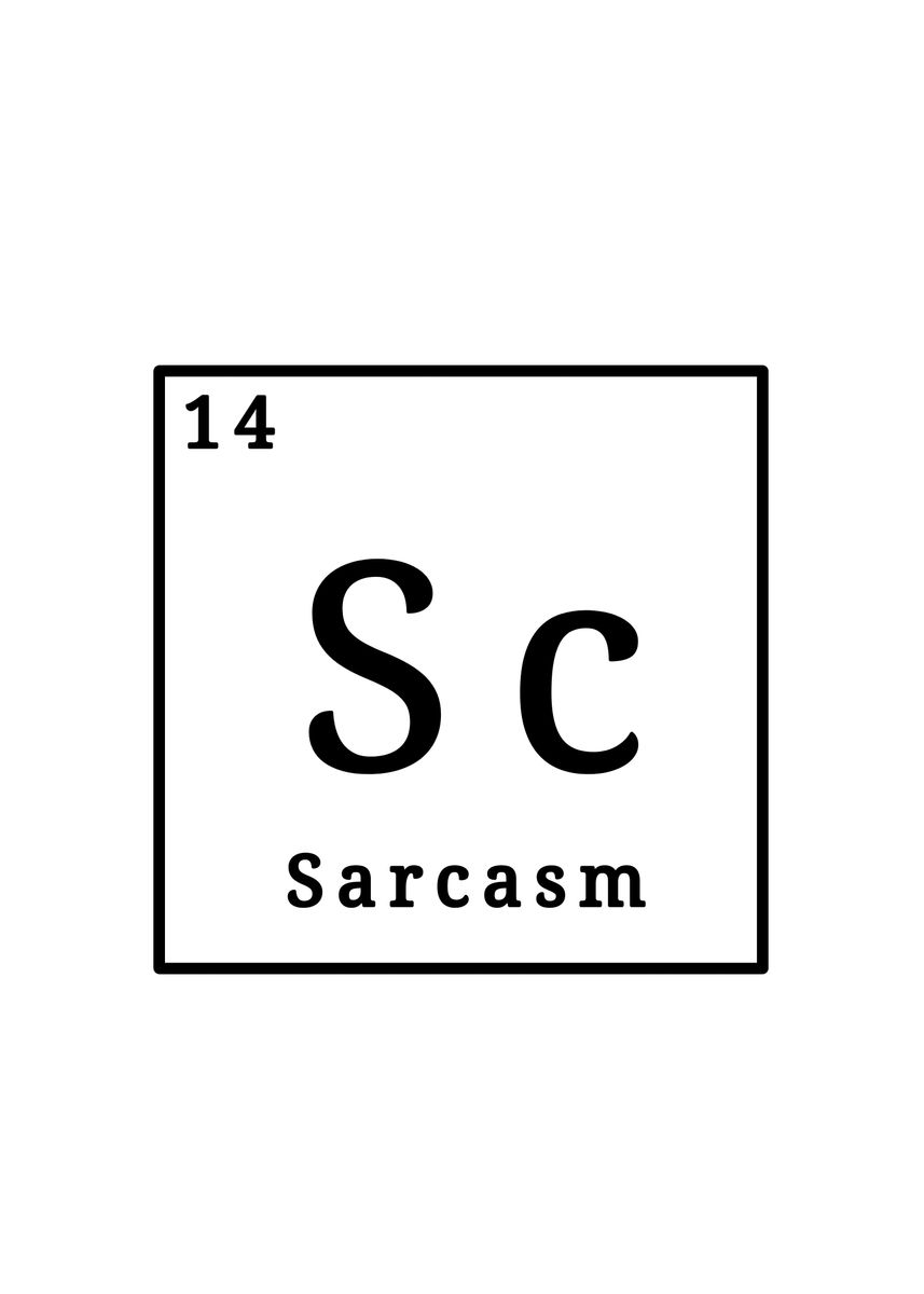 'Sarcasm' Poster, picture, metal print, paint by Meta David | Displate