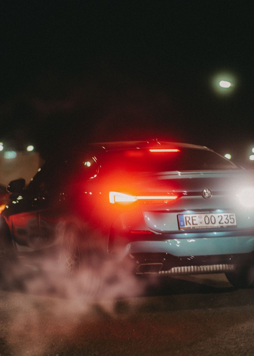 'BMW Smoke' Poster by hueseyin | Displate