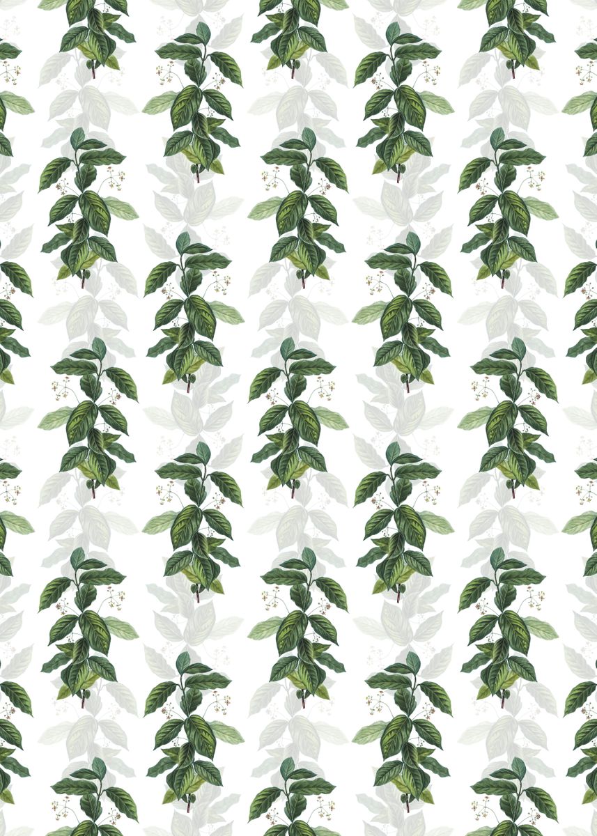 'Broadleaf Spindle Pattern' Poster, picture, metal print, paint by Holy ...