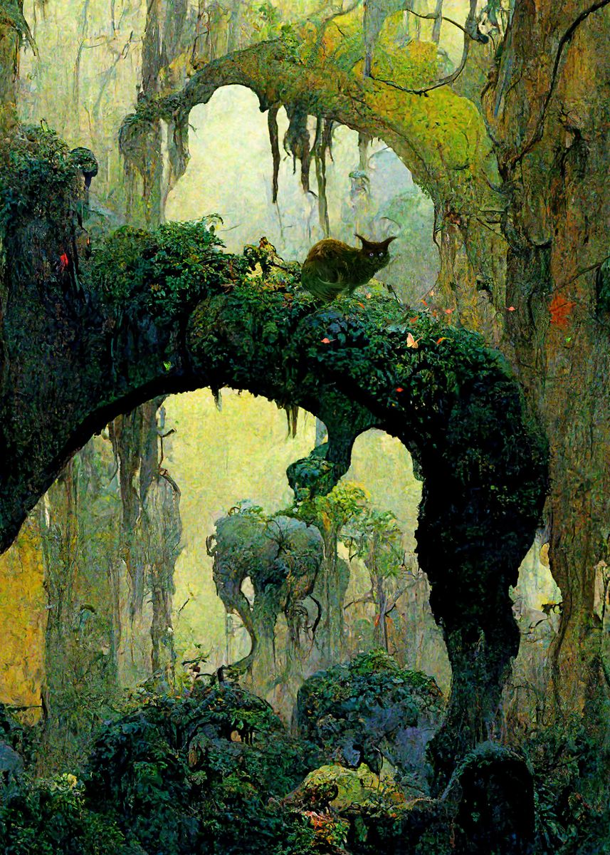 'Looking Glass 2' Poster, picture, metal print, paint by Stijn Windig ...