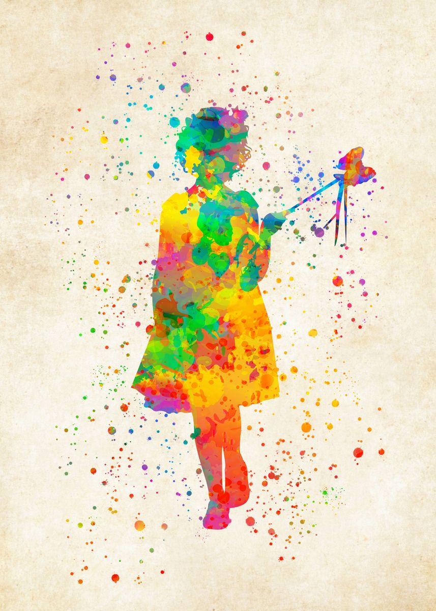 'Fairy princes watercolor' Poster by Ollie Reid | Displate