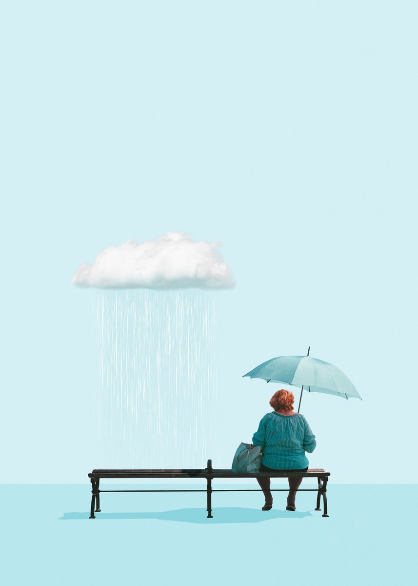 'In case of rain' Poster by Joel Mellström | Displate