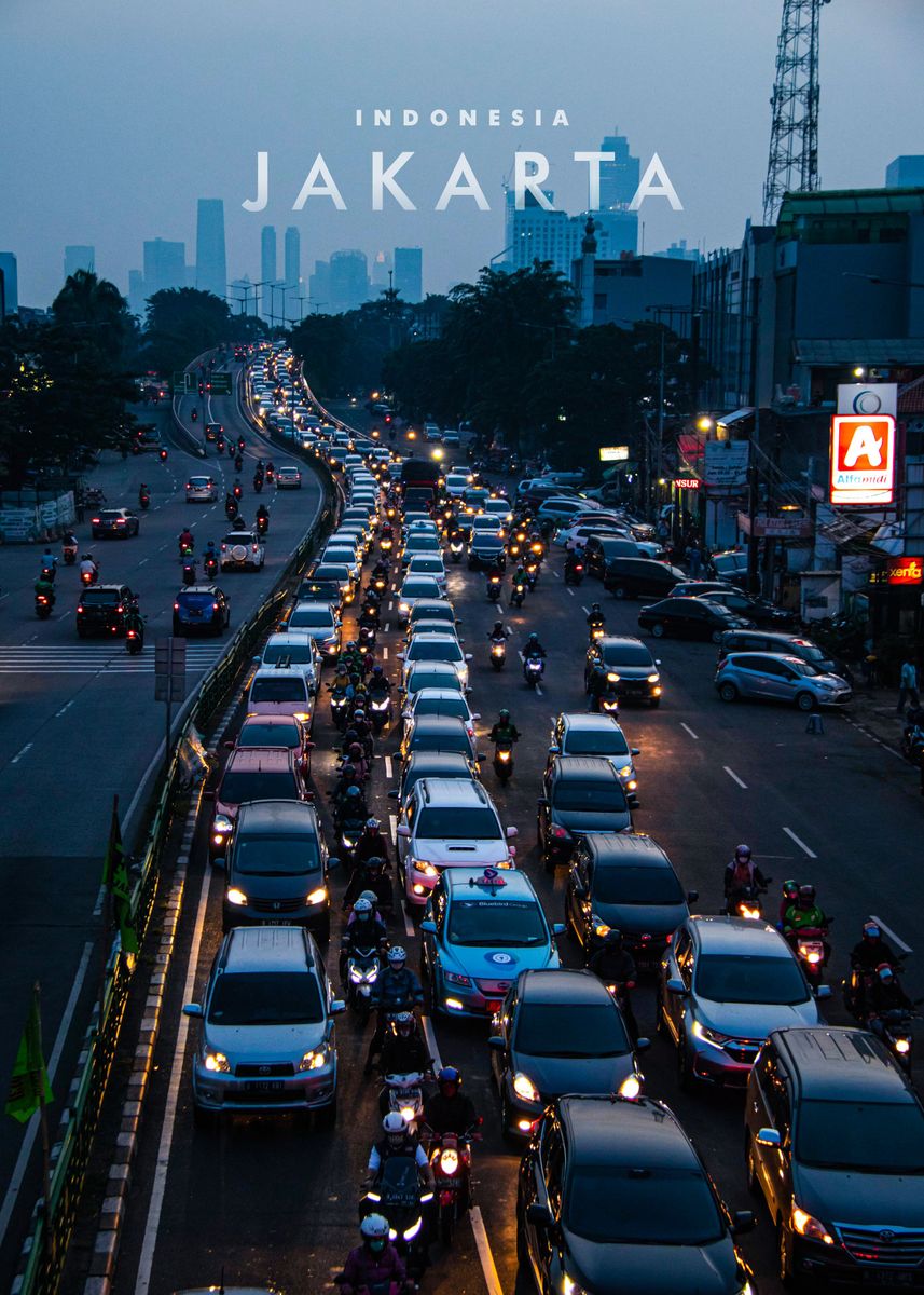 'Jakarta Indonesia' Poster by Pitch Photography | Displate