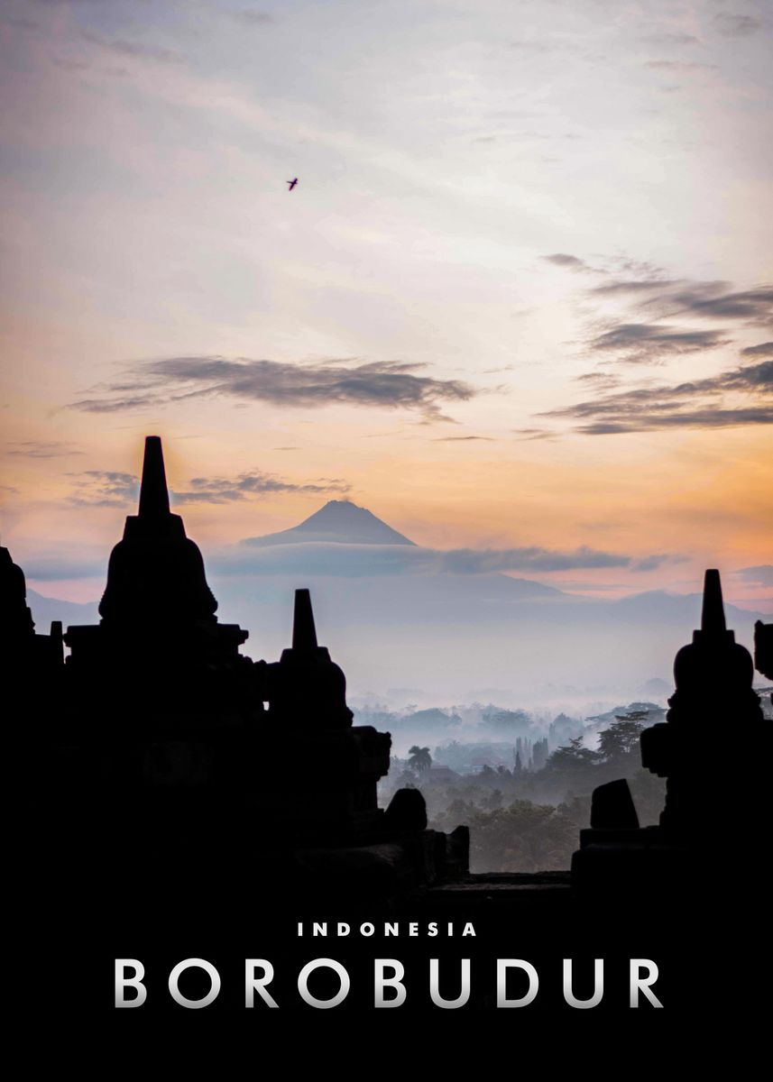 'Borobudur' Poster, picture, metal print, paint by Pitch Photography ...
