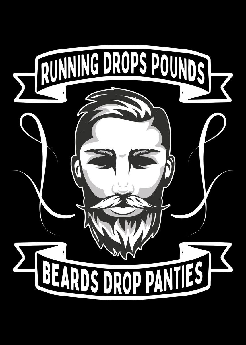 'Full Beard' Poster by CrazySquirrel | Displate