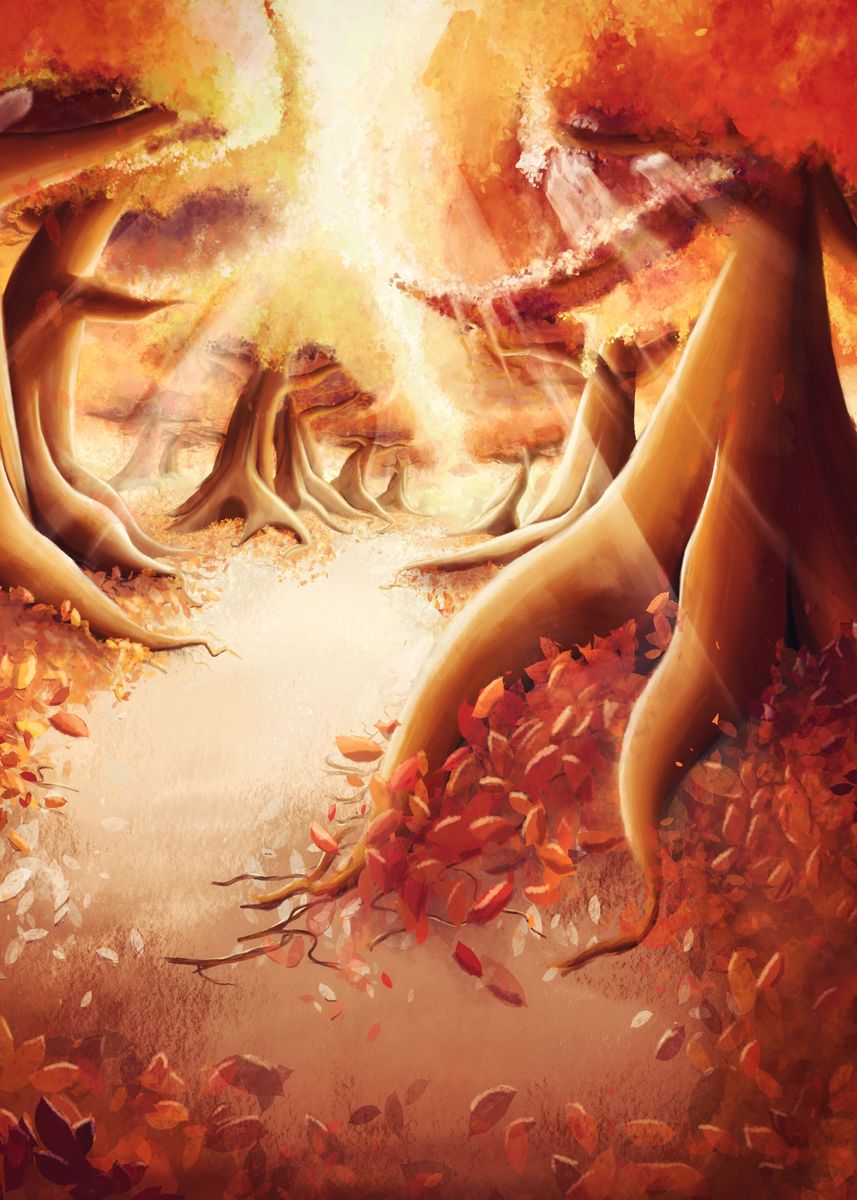 'Autumn Dream' Poster by TintLab | Displate