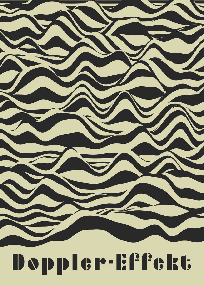 'Doppler Effekt Poster' Poster, picture, metal print, paint by ...