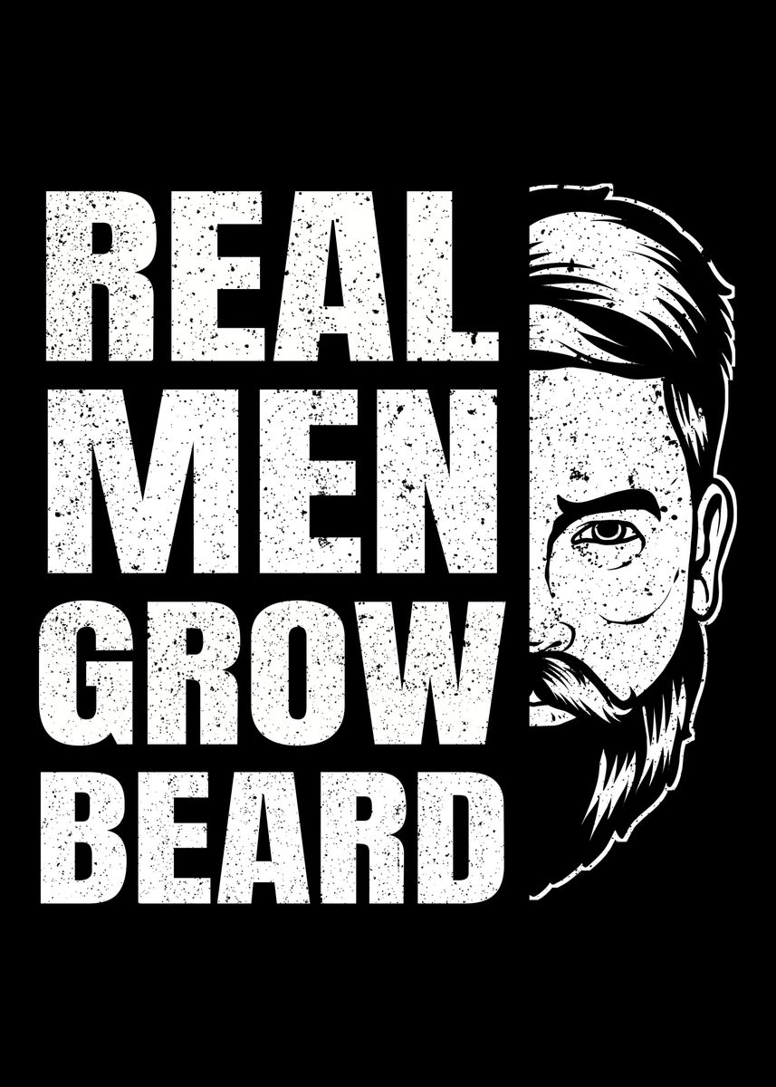 'Full Beard' Poster by CrazySquirrel | Displate